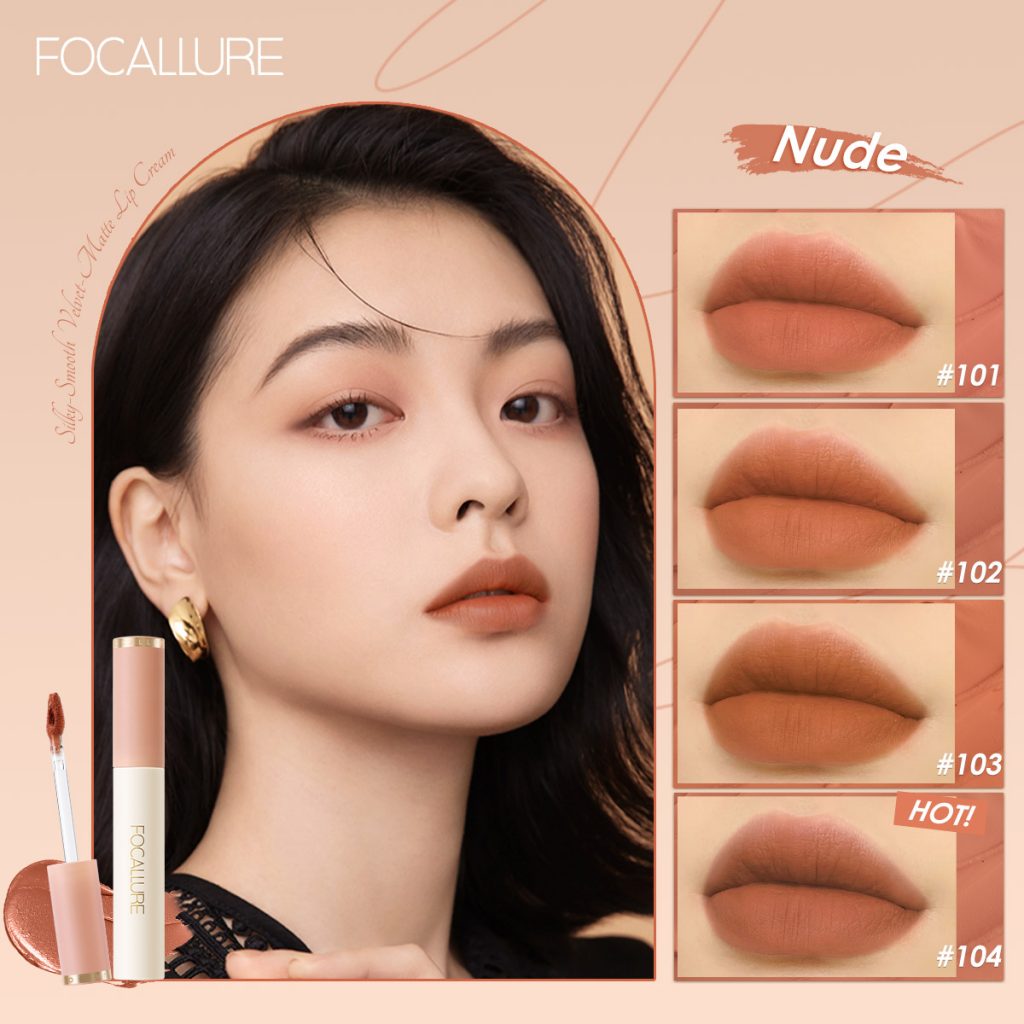 FOCALLURE Velvet Matte Lipstick-FA 196 - Focallure Pakistan